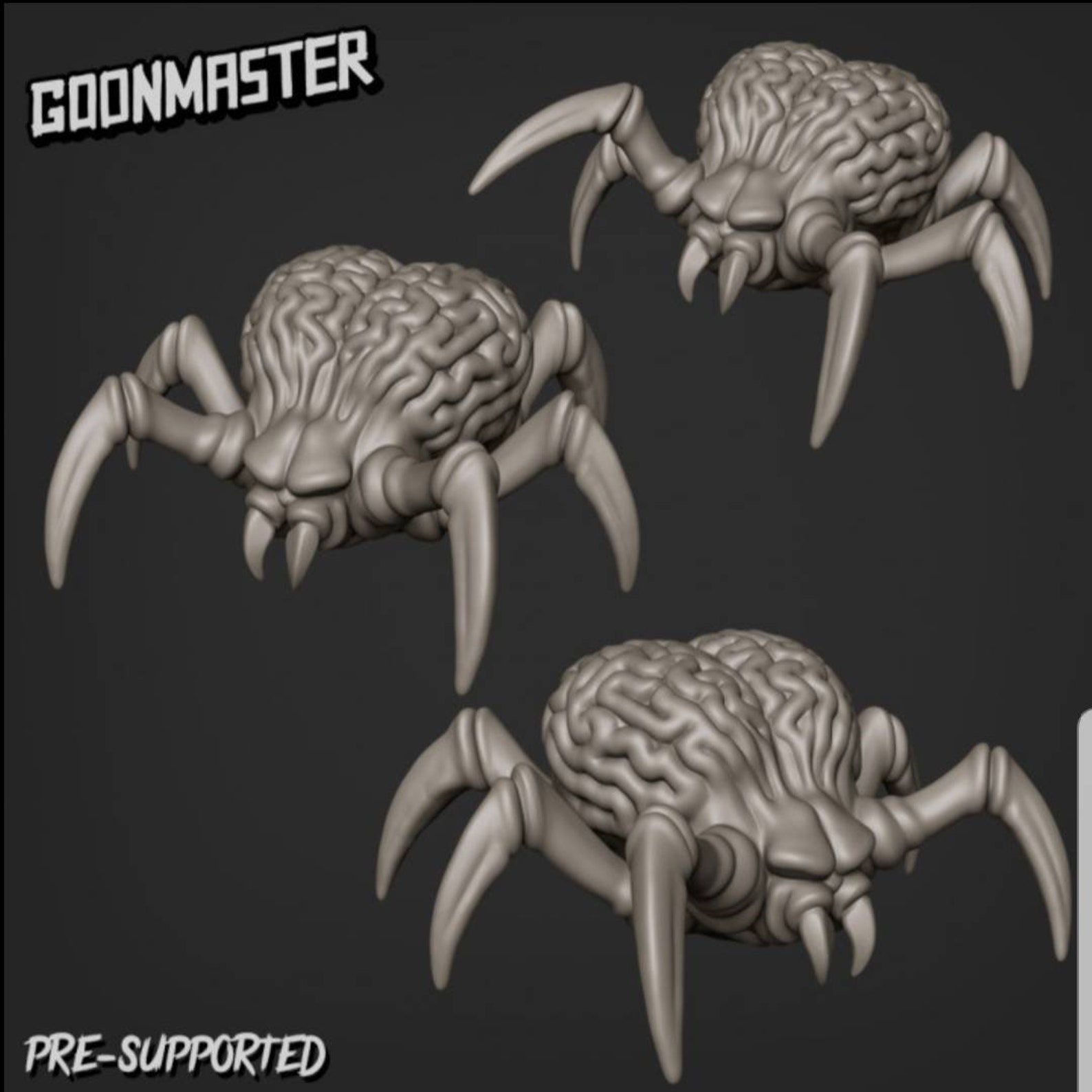 Brain Spiders RPG Miniature Sculpted by Goonmaster Games 28-35 Mm Scale ...