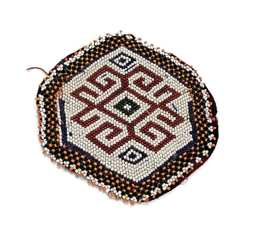 Extra Large Kuchi Afghani Beaded Patch, Jewelry Supplies, Boho Gypsy ...