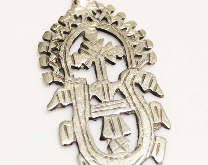 Unique Cross Made in Ethiopia, African Jewelry Supplies, Ethnic ...