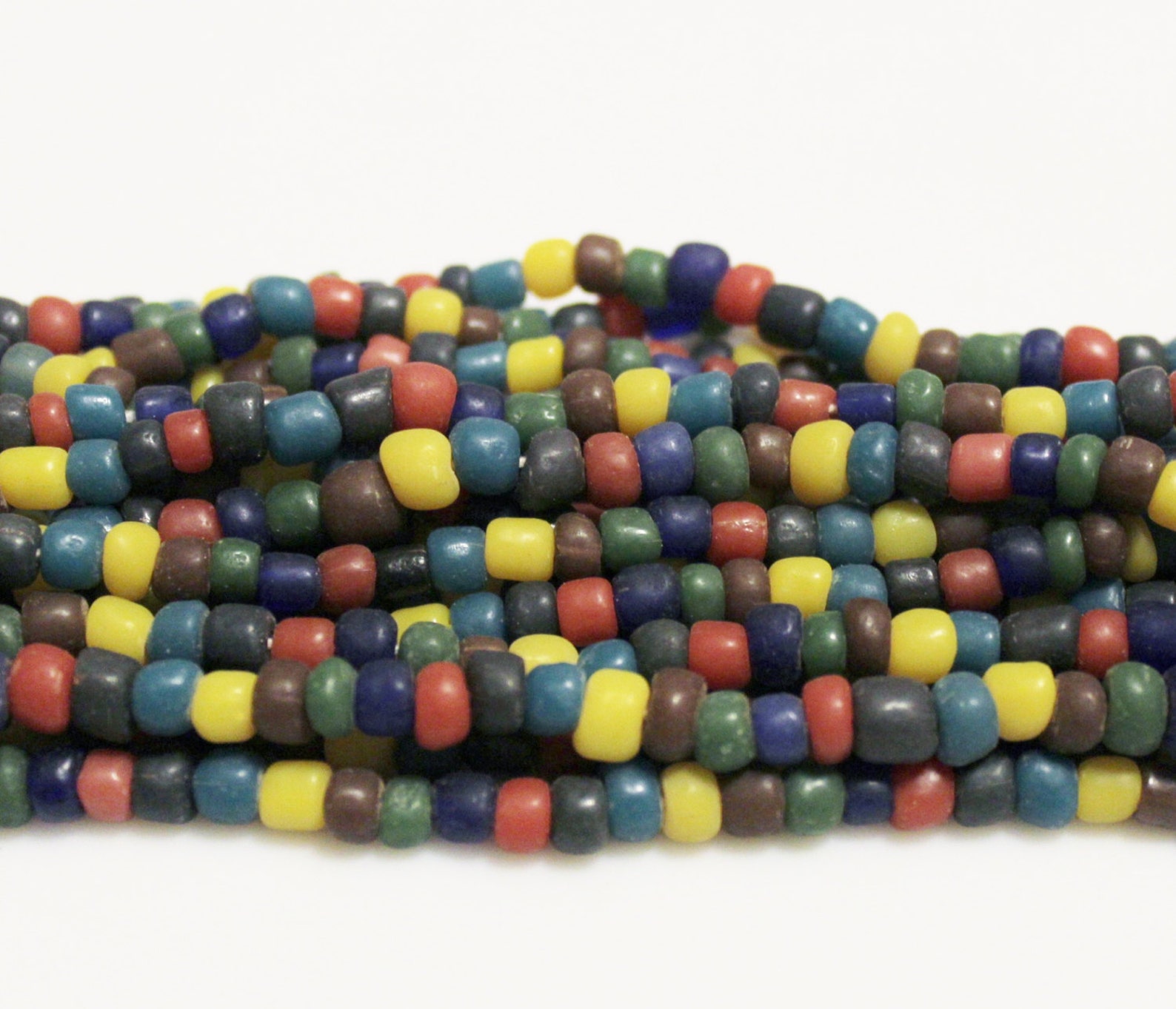 Multicolor Indonesian Seed Beads, Ethnic Jewelry Supplies, Indo Pacific ...