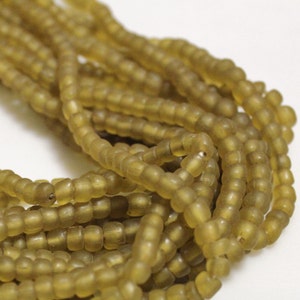 Indonesian Seed Beads, Semi Translucent Java Beads, Ethnic Jewelry ...