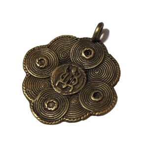 Adinkra Symbol Pendant Crocodile DENKYEM Pendant Turtle - Etsy