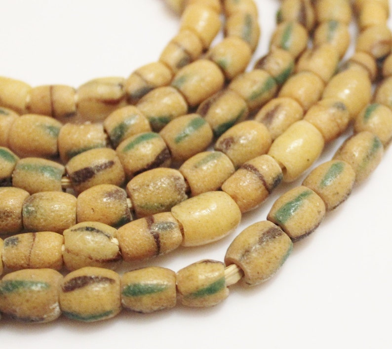 Sand Cast African Beads 3 Strands Ethnic Beads Jewelry | Etsy