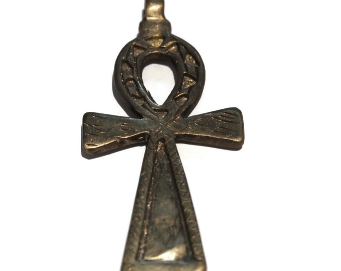 Ankh Cross Pendant Made in Ethiopia, Key of Life Pendant, Ethnic ...