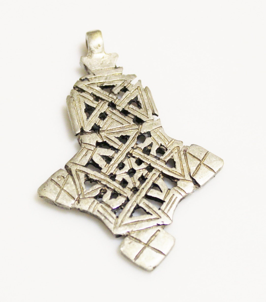 Small Ethiopian Coptic Cross, Ethnic Pendant, African Religious Pendant ...