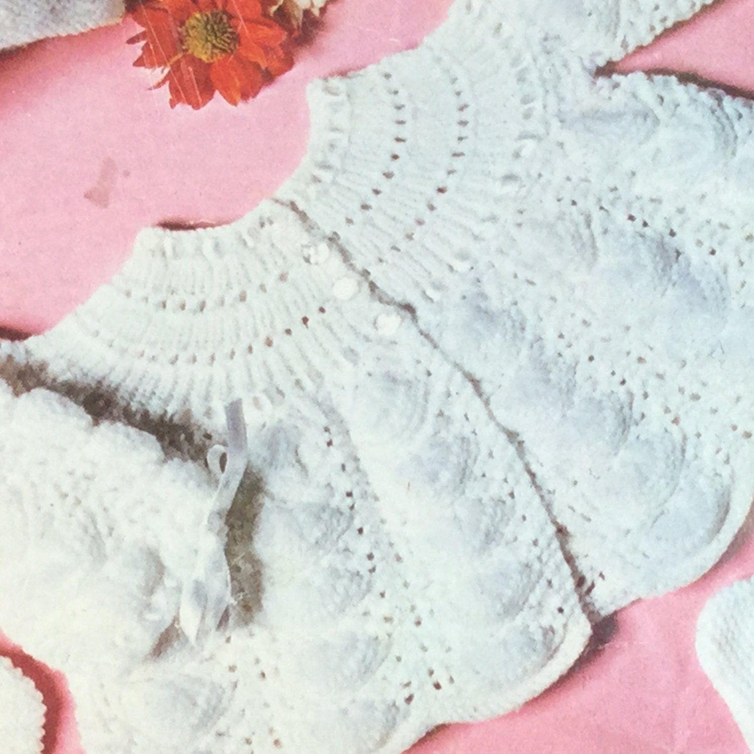 2185 Patons Pdf Knitting Pattern, Traditional Vintage Baby Set, Matinee ...