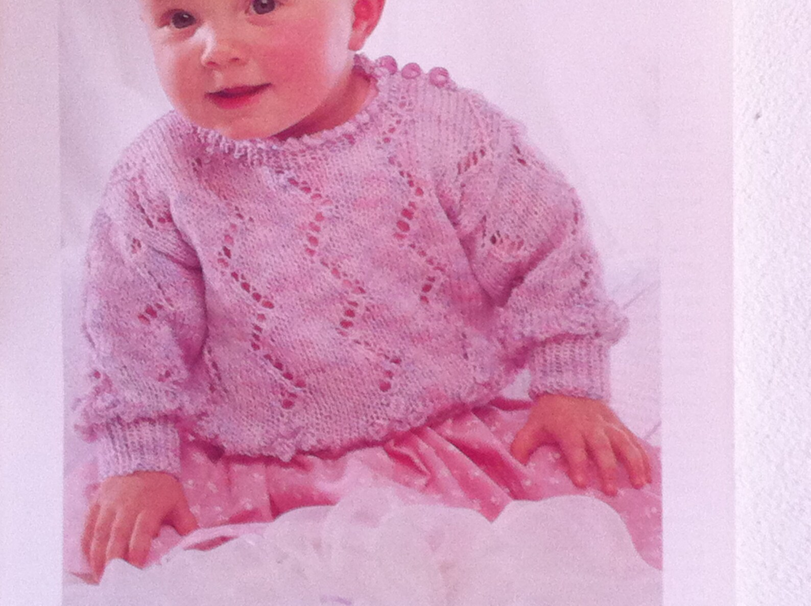 PBN D 5156 Zig Zag Eyelet Sweater. Patons Baby Girl/boy Pdf - Etsy