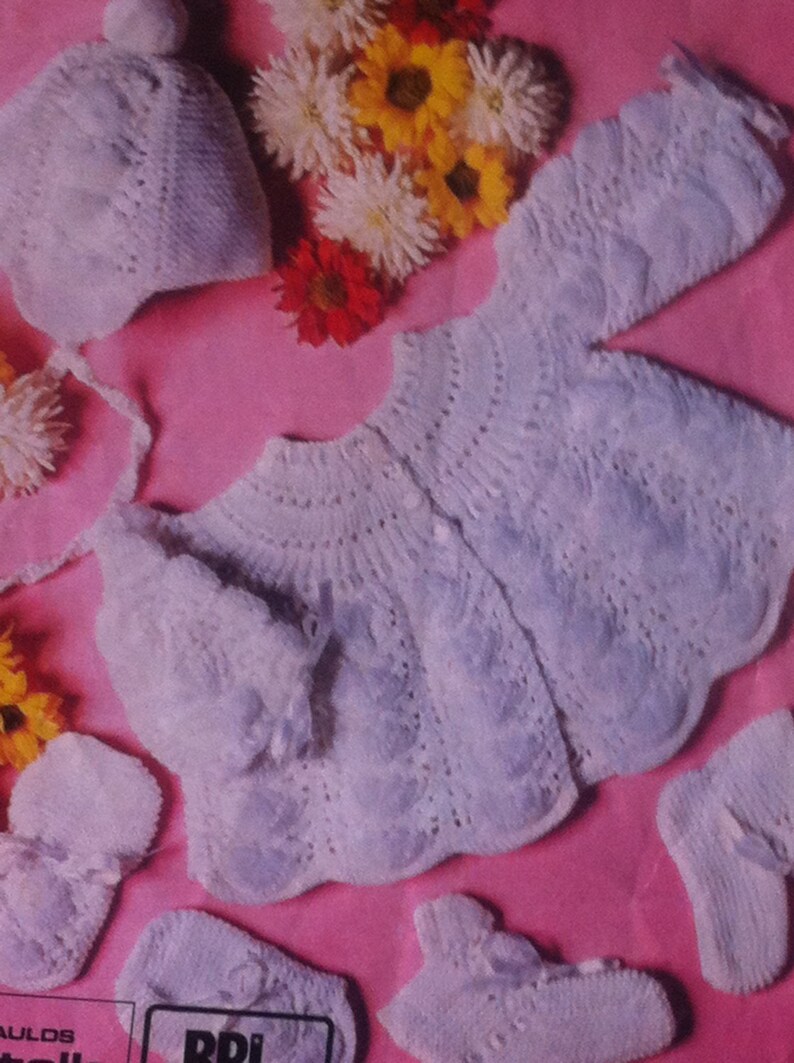 2185 Patons pdf Knitting pattern Traditional Vintage baby | Etsy