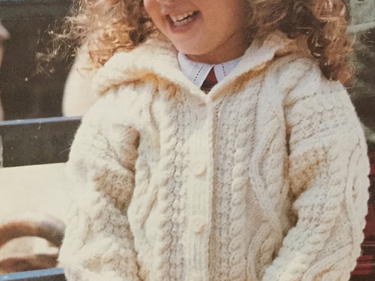 UK/EU SELLER Vintage Aran Pattern Pdf Knitting Instructions - Etsy UK