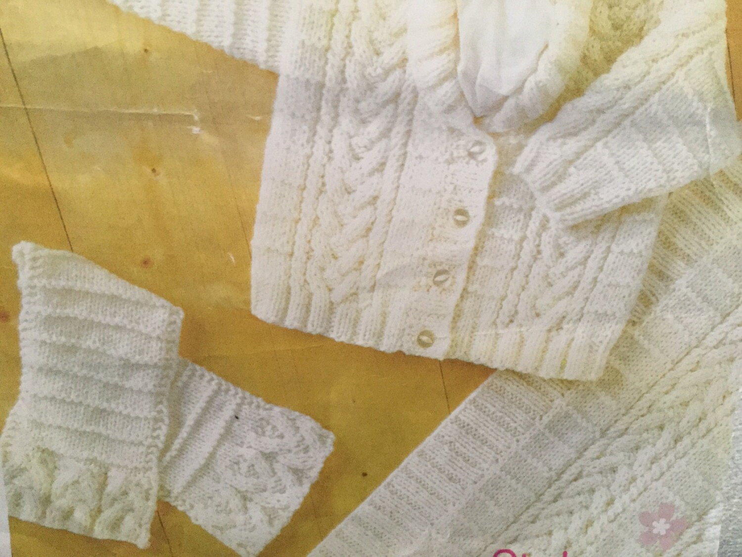 UK/EU SELLER Pdf Baby Aran Knitting Instructions Stylecraft - Etsy