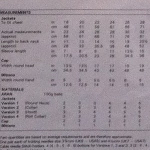 UK/EU SELLER Aran Baby/childs Pdf Knitting Pattern Hoody, Rolled Neck ...