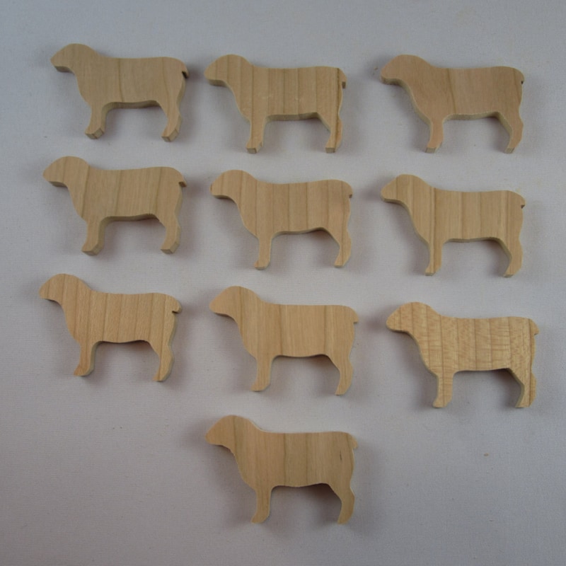 Wooden Sheep - Etsy