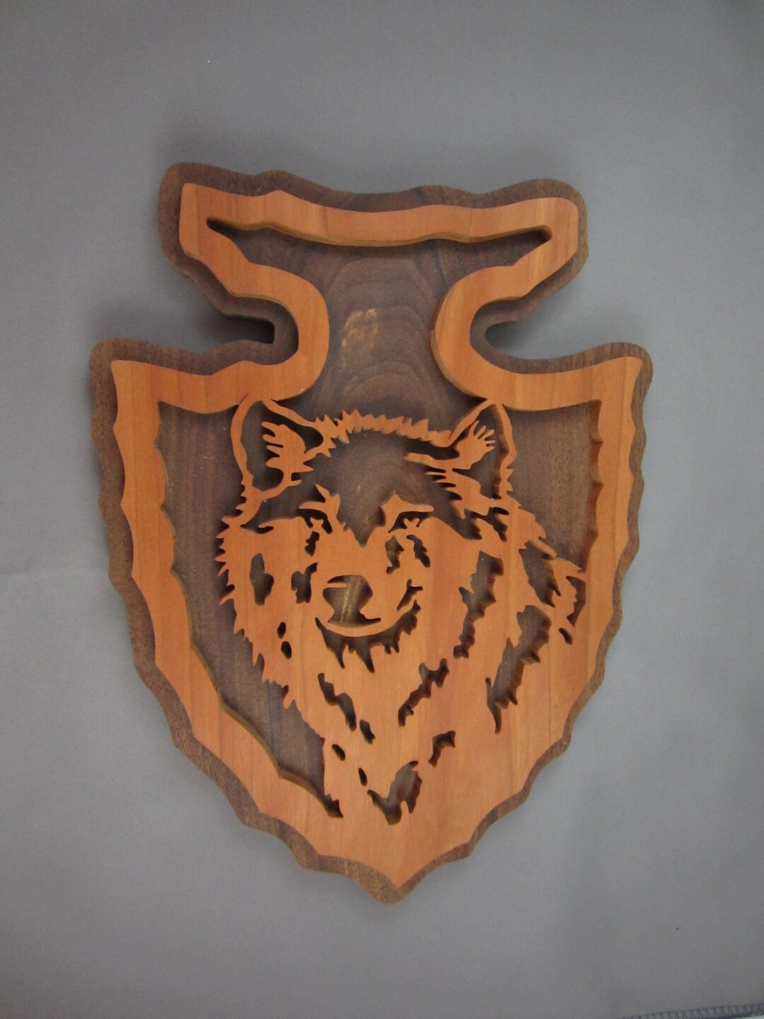 Wolf in an Arrowhead - Etsy