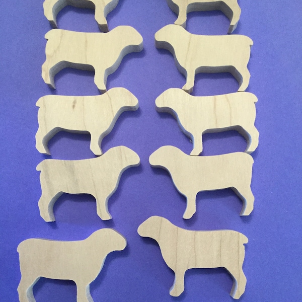 Sheep Wood Cutouts - Etsy