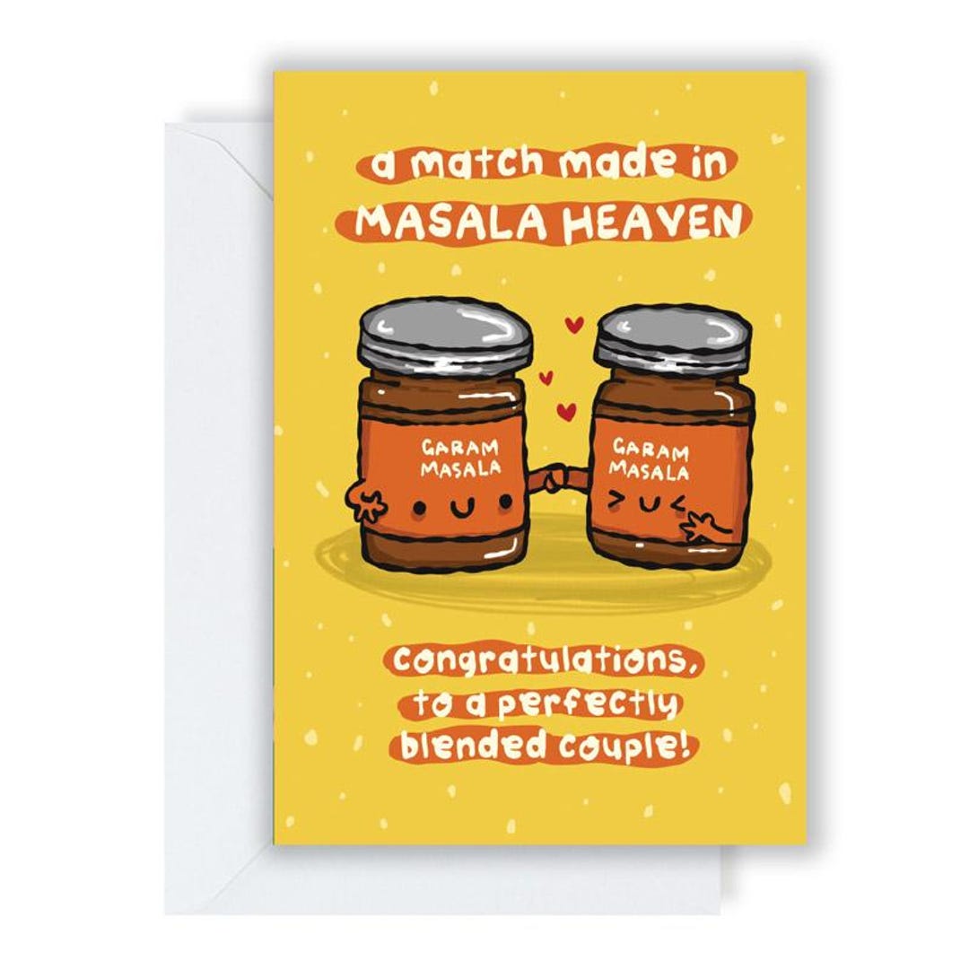 Masala Heaven Wedding Card - Etsy