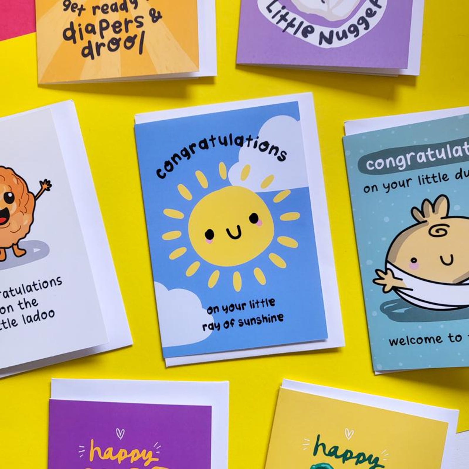 Congratulations on Your Little Ray of Sunshine - Gender Neutral New ...