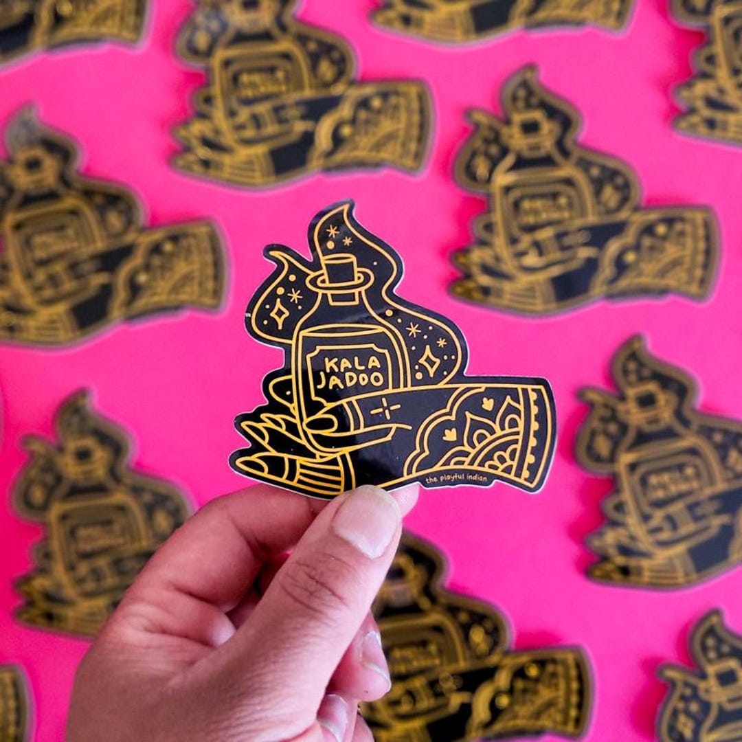 Kala Jadoo Vinyl Sticker - Etsy