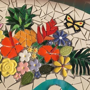 Large Rounded Tropical Number Plaque 4 Digit Number Plate - Etsy