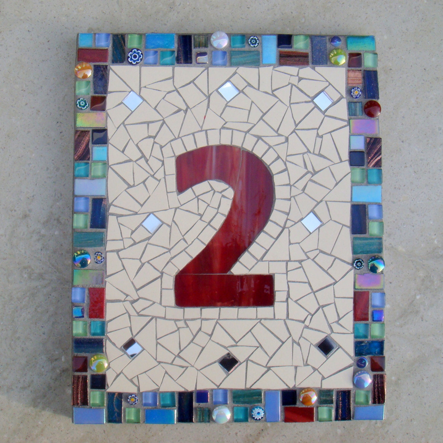 Mosaic House Number Street Addresshouse Sign Number - Etsy UK