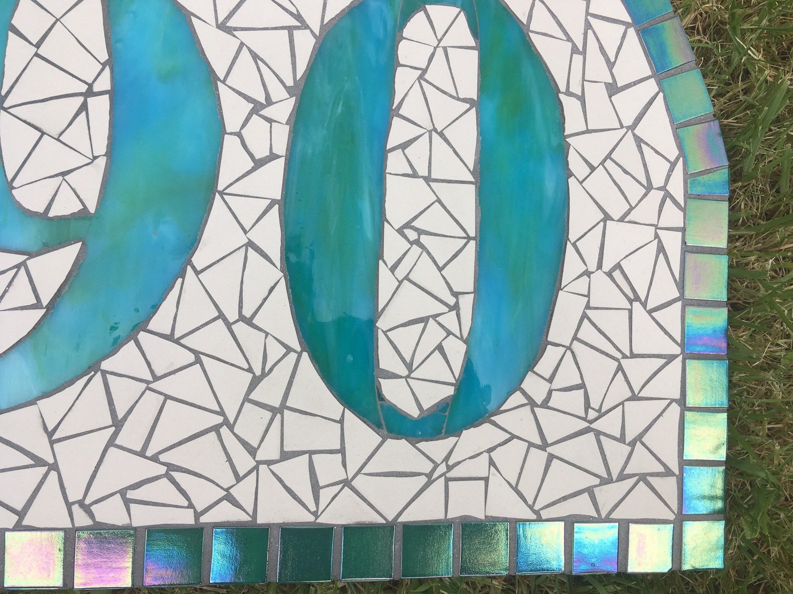 Large Rounded Tropical Number Plaque 4 Digit Number Plate | Etsy