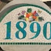 Large Rounded Tropical Number Plaque 4 Digit Number Plate - Etsy