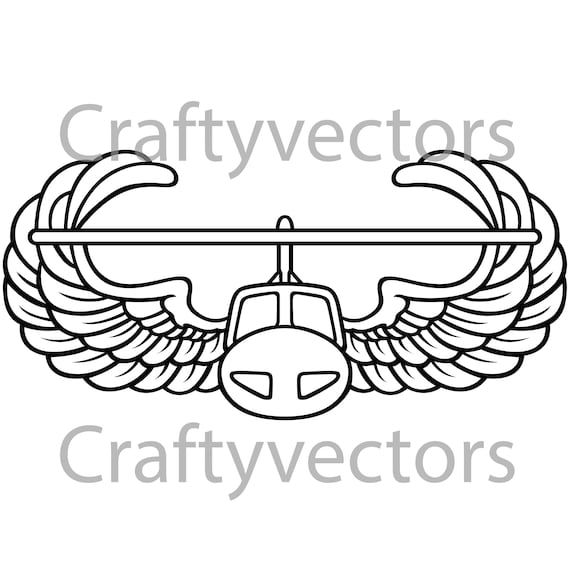 Air Assault Wings Clipart