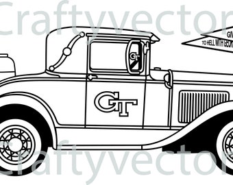 1930 Ford Model A Svg Png Jpg Ai Dxf File Classic Car Svg - Etsy New ...