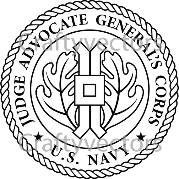 Navy Judge Advocate General Vector File | Etsy