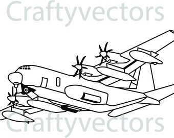 Lockheed Ac 130 Gunship Vector File - Etsy