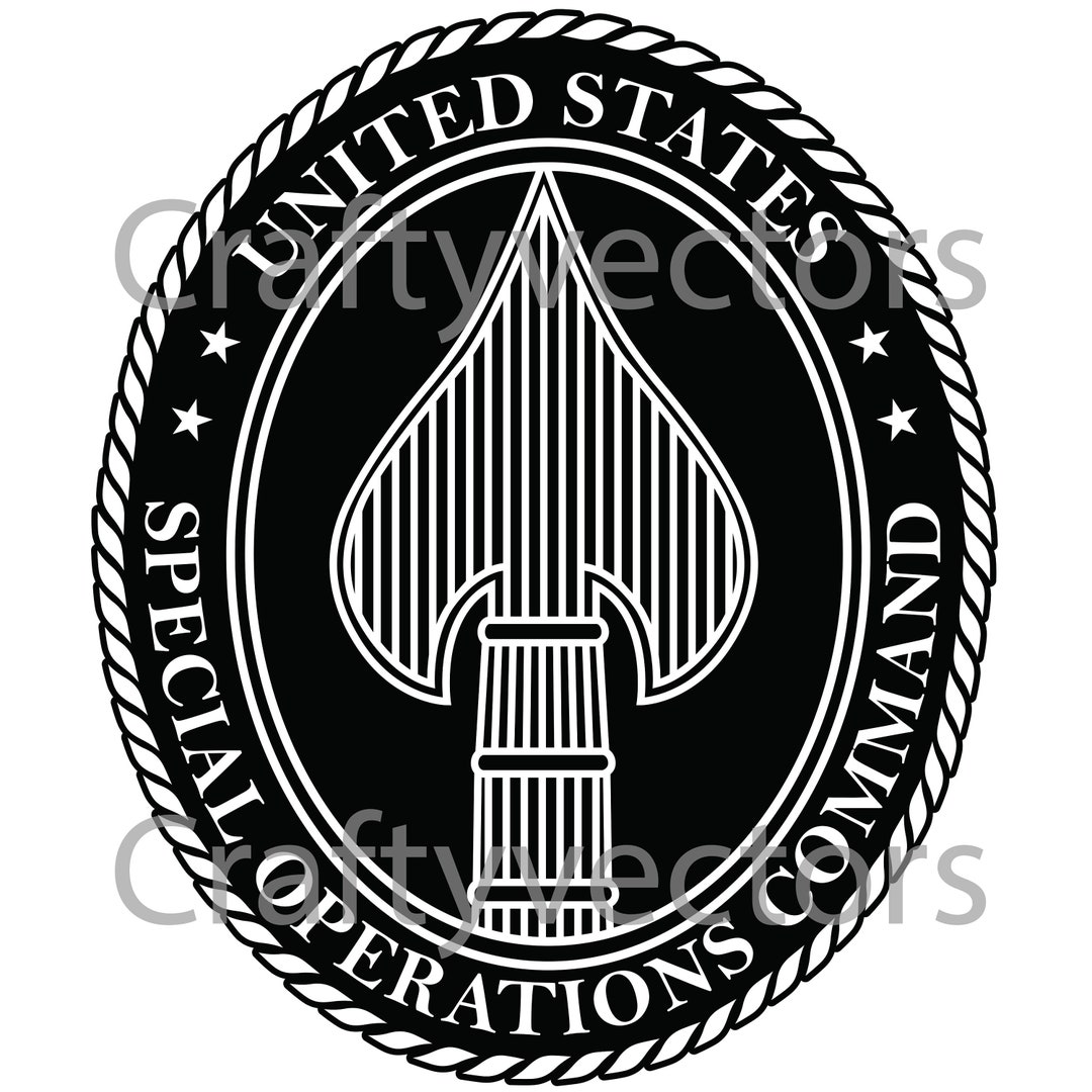 Army Special Operations Command Emblem Vector File - Etsy