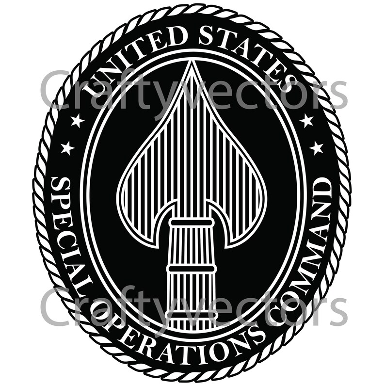 Army Special Operations Command Emblem Vector File - Etsy