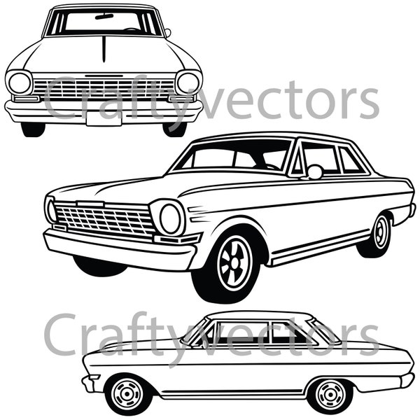 Chevy Nova Svg - Etsy