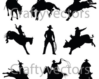 Cowboy Dxf , Svg , Png , Files , Rodeo , Cowboy , Horse , Riding , Ride ...