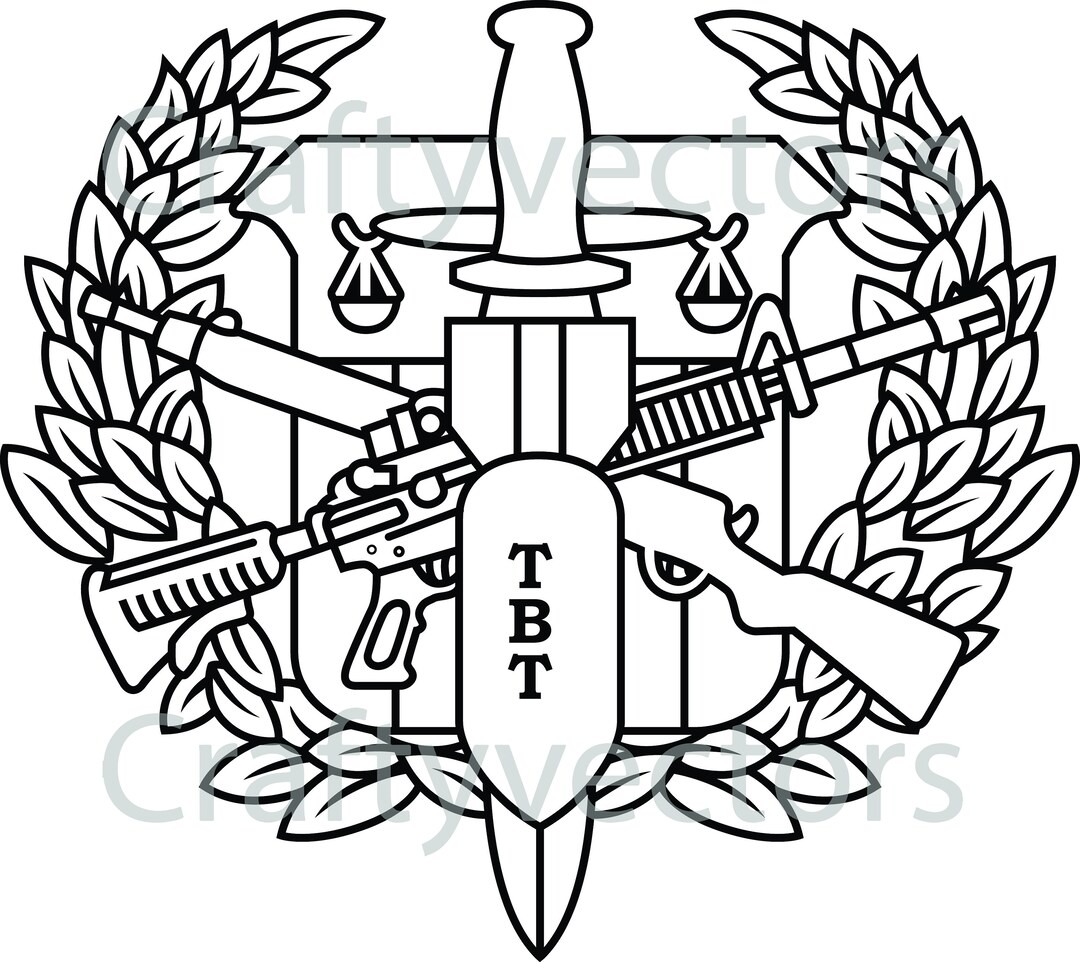 Tactical Bomb Technician Pin Vector File - Etsy