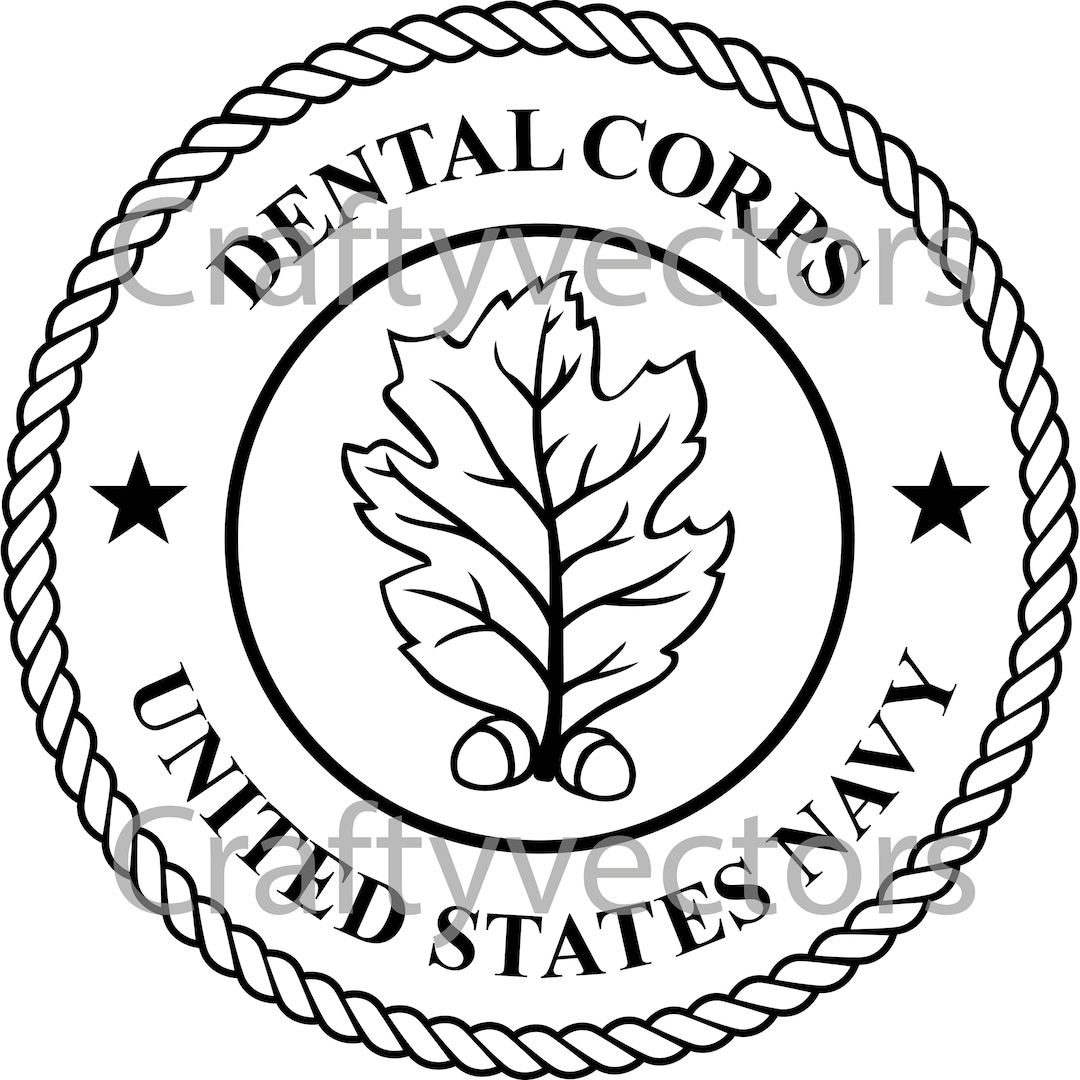 Navy Dental Corps Vector File - Etsy Canada