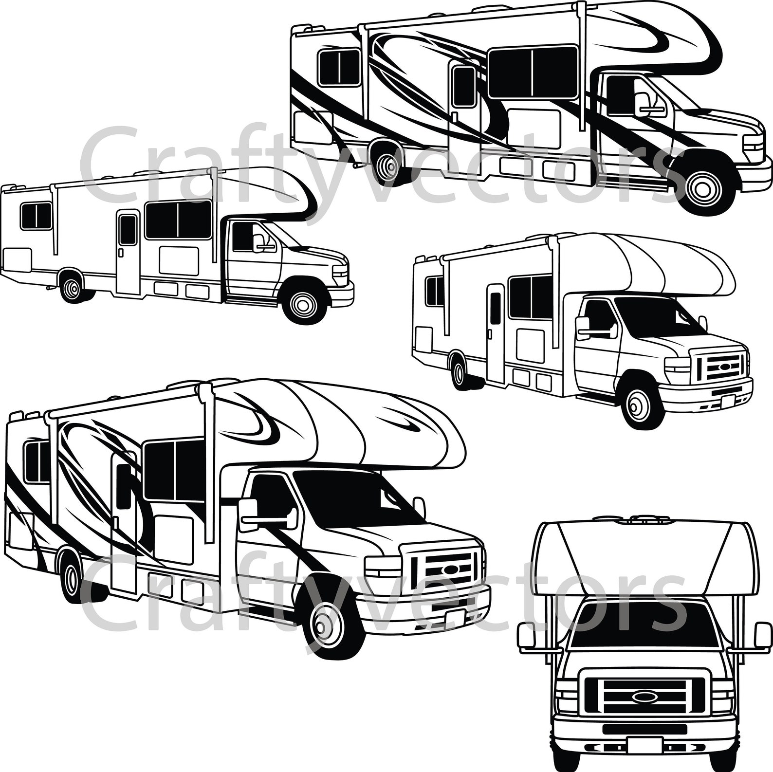 Ford Thor Four Winds RV 28Z 2019 Vector SVG File | Etsy