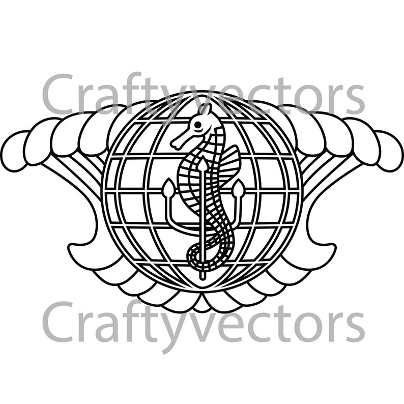 Buy Navy Integrated Undersea Surveillance System Insignia Vector Online ...