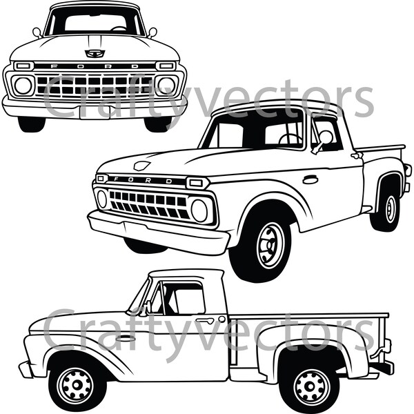Ford Stepside Truck - Etsy