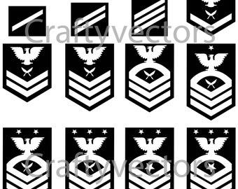 Navy Rank Yeoman Svg - Etsy