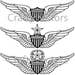 U.S. Army Aviator Badge Set Vector Aviator Insignia - Etsy