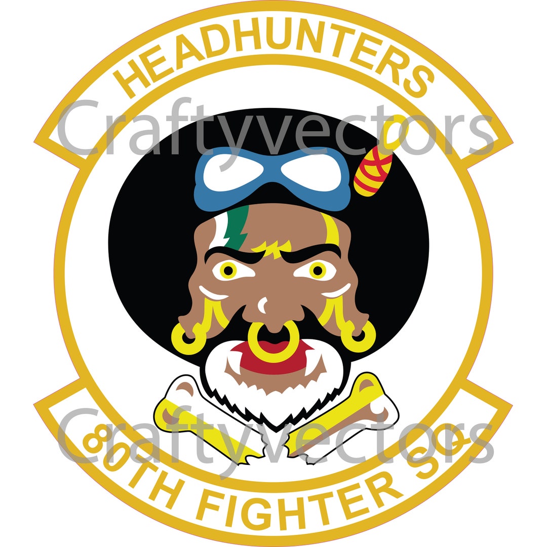 USAF 80th Fighter Squadron Emblem Vector File - Etsy UK