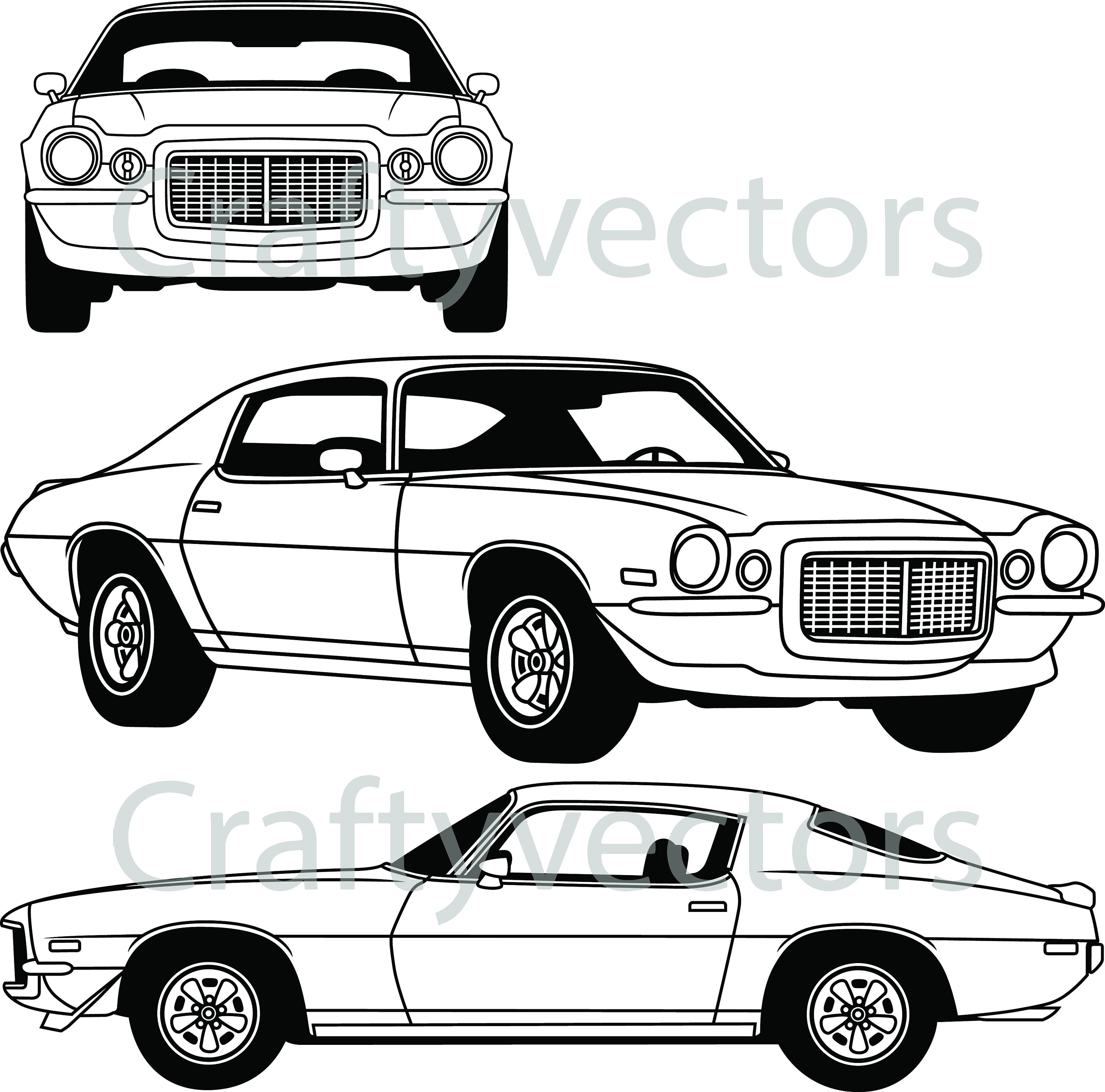 How To Draw A Chevy Camaro Step By Step
