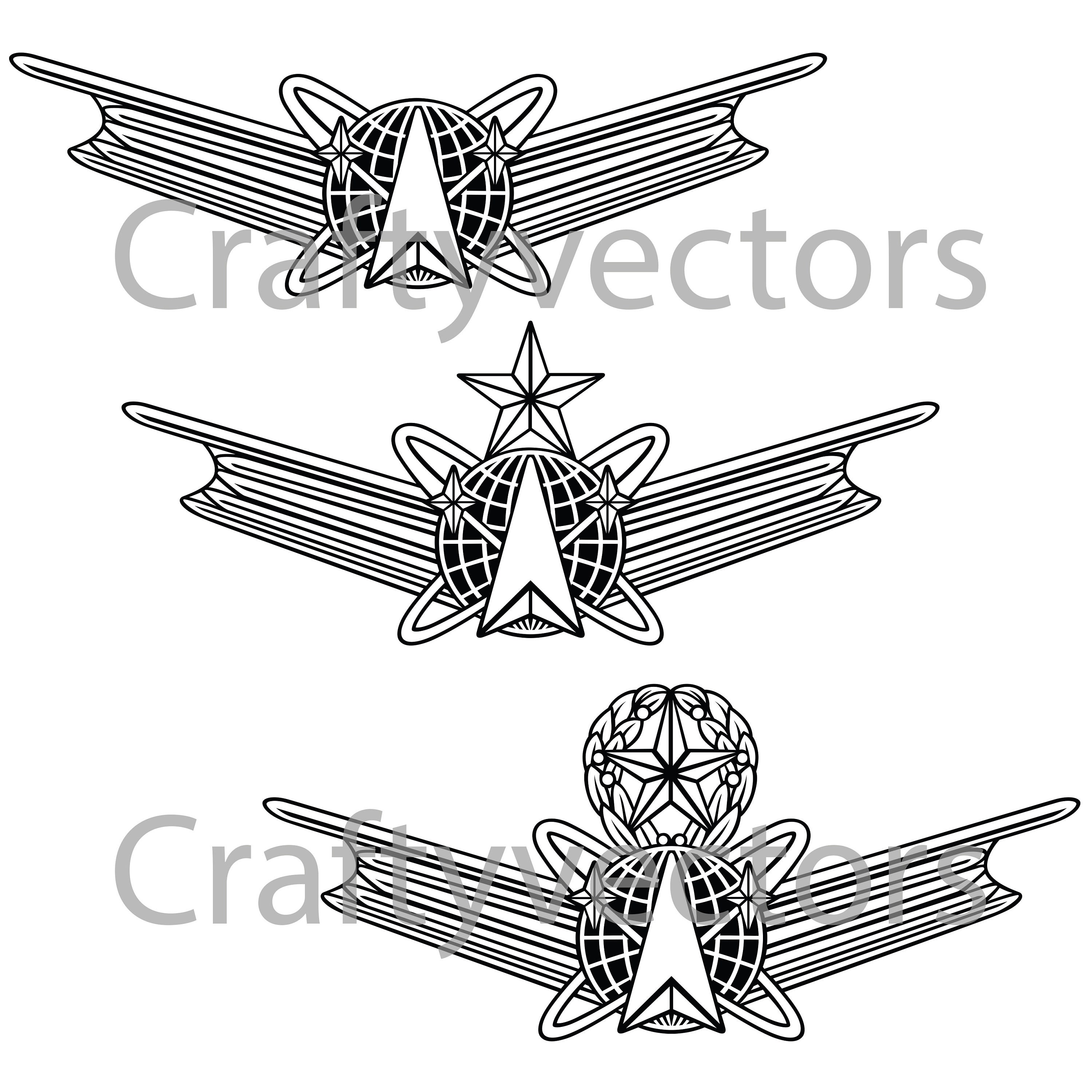 Space Operations Badge Vector File - Etsy UK