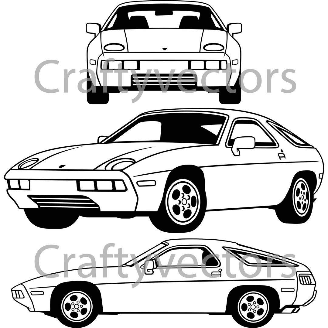 German Sportscar 1978 SVG File - Etsy