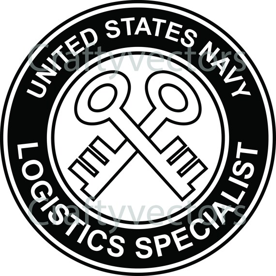 Navy Logistics Specialist Vector File - Etsy