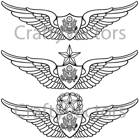 Aviation Wings Clip Art