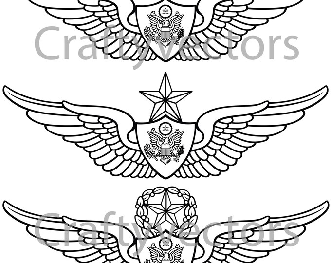 Combat Aircrew Wings PVC Patch Navy / Marine Corps Enlisted Colors ...