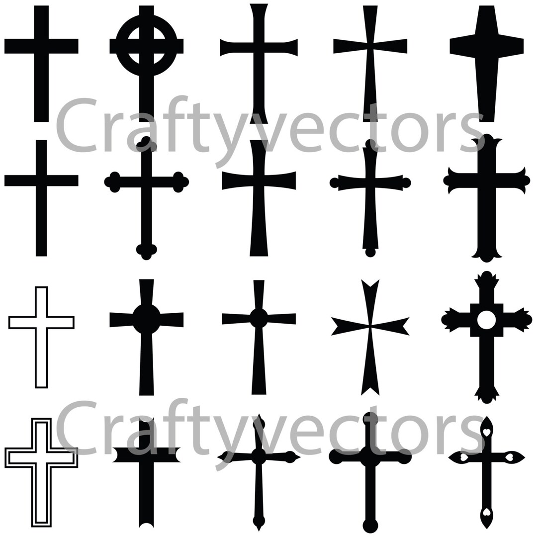 Cross Vector Designs SVG - Etsy Australia