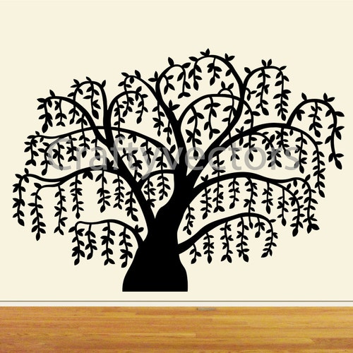 Willow Trees SVG PNG DXF Digital Cutting File/weeping Willow - Etsy