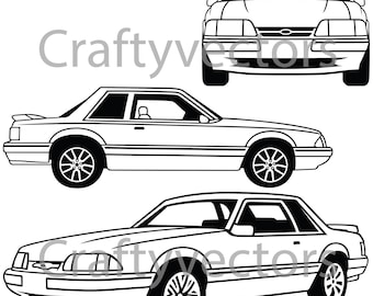 How To Draw A Fox Body Mustang